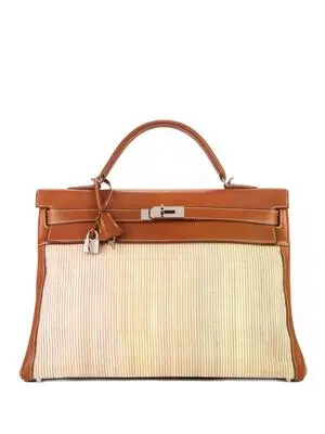 Hermès Kelly 40 Handle Lock Stamp Tote Bag