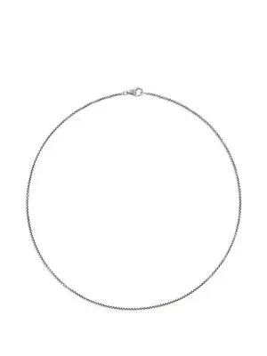David Yurman Sterling Box Chain Necklace - Silver