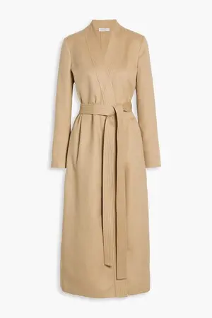 Gabriela Hearst Belted Silk-felt Coat