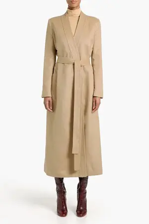 Gabriela Hearst Belted Silk-felt Coat