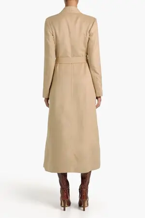 Gabriela Hearst Belted Silk-felt Coat