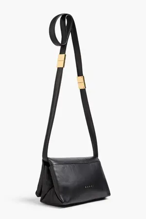 Marni Leather Crossbody Bag - Black