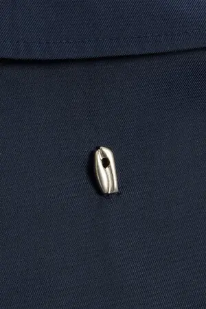 LE17SEPTEMBRE Cotton-blend Twill Jacket - Navy