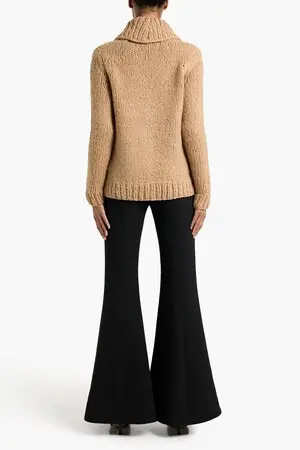 Gabriela Hearst Wool-crepe Flared Trousers