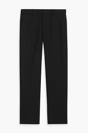Acne Studios Tapered Cotton-blend Gabardine Trousers - Black