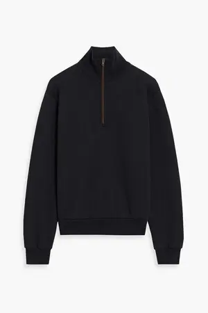 Acne Studios Cotton-blend Fleece Half-zip Hoodie