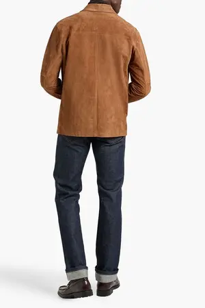 SLOWEAR Montedoro Suede Jacket - Tan