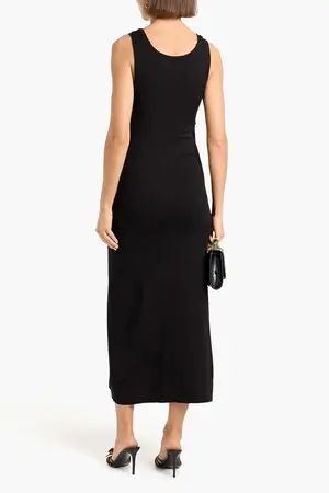 Altuzarra Draped Stretch-knit Midi Dress