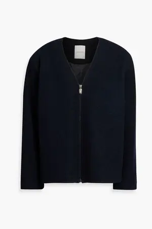LE17SEPTEMBRE Wool-blend Bouclé Jacket - Navy