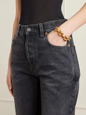 Saint Laurent High-rise Slim-leg Jeans