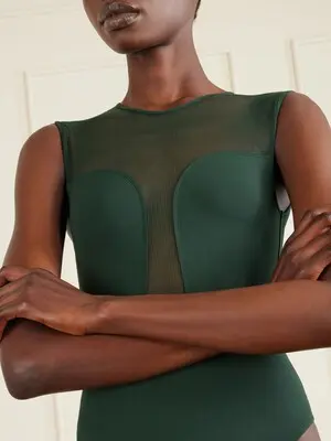 ERES Unique Open-back Swimsuit - Green