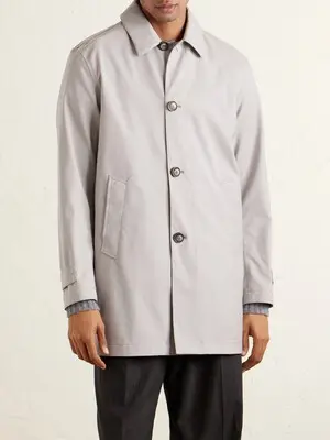 Herno Storm System® Wool Coat - Gray