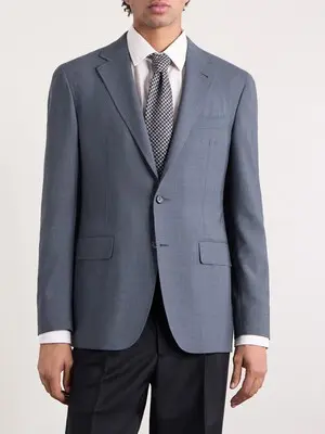 Canali Kei Super 30s Wool Blazer