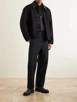 JIL SANDER Straight-leg Cotton Trousers