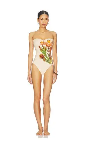 Ulla Johnson Monterey Maillot One Piece Swimsuit - Inner Nature
