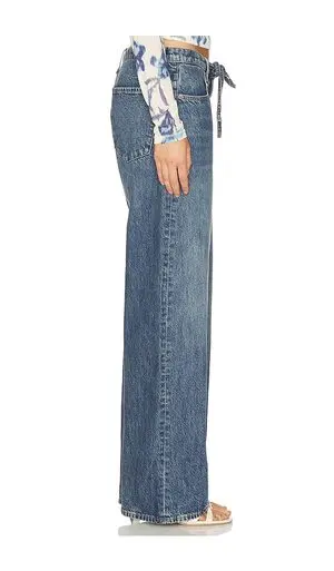 Rag & Bone Phoebe Drawstring Wide Leg Jeans