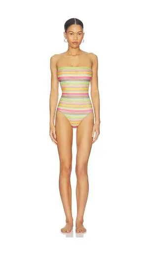 PQ Strapless One Piece - Rainbow