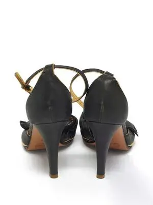 Chloé Bow-embellishment Leather Sandals