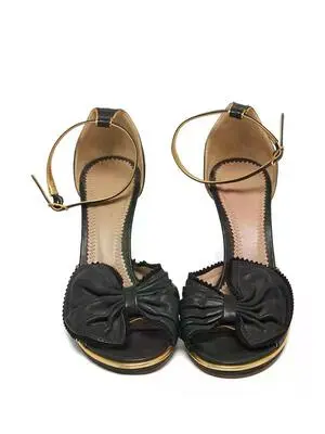 Chloé Bow-embellishment Leather Sandals