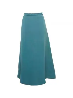Loro Piana Silk Drawstring Midi Skirt