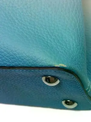 LOUIS VUITTON Pm Ombre Logo-detail Tote Bag - Blue