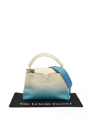 LOUIS VUITTON Pm Ombre Logo-detail Tote Bag - Blue