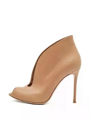GIANVITO ROSSI Leather Cut-out Booties
