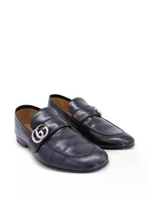 Gucci Double G Leather Loafers