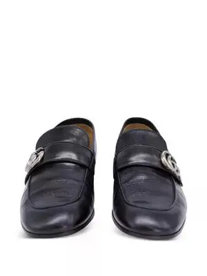 Gucci Double G Leather Loafers