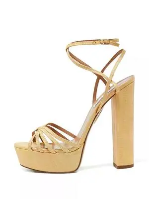 AQUAZZURA Crossover Platform Sandals