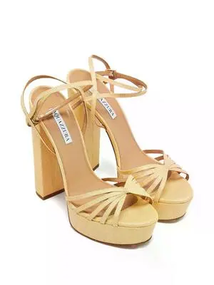 AQUAZZURA Crossover Platform Sandals