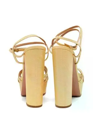 AQUAZZURA Crossover Platform Sandals