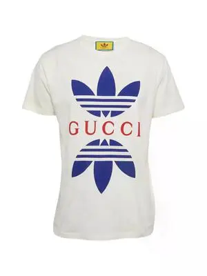 Gucci X Adidas Crew-neck Graphic Top