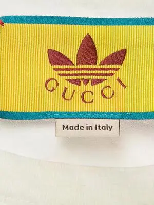 Gucci X Adidas Crew-neck Graphic Top