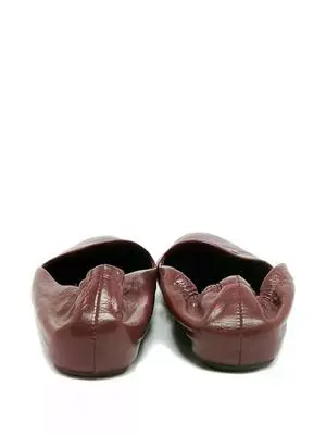 Tory Burch Reva Leather Ballet Flats