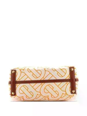 Burberry Soft Belt Bag Xl Tb Monogram Printed Canvas Medium Tote Bag - Brown
