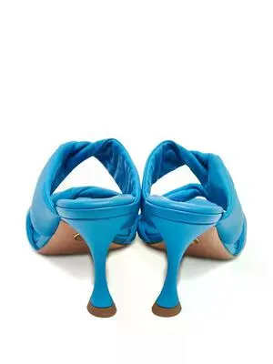 AQUAZZURA Twisted Leather Sandals