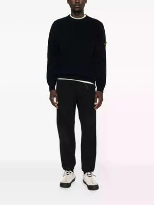 Stone Island Crew-neck Logo-patch Sweater