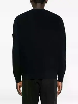 Stone Island Crew-neck Logo-patch Sweater