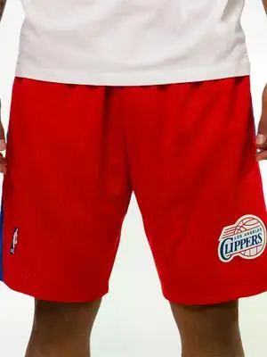 Mitchell & Ness Nba Los Angeles Clippers Track Shorts - Red