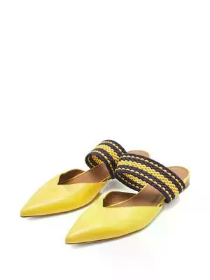 MALONE SOULIERS Leather Pointed Mules
