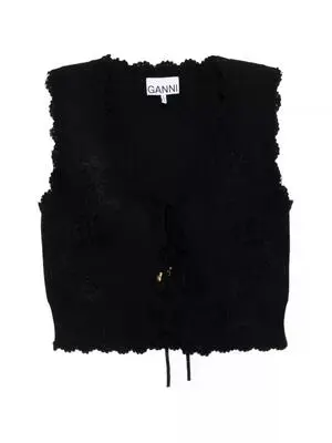 Ganni Cropped Vests For Women