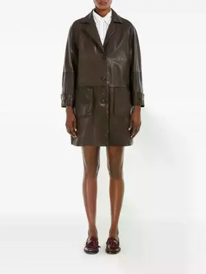 Max Mara Camino Leather Coat