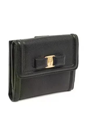 FERRAGAMO Vara Bow Wallet - Black