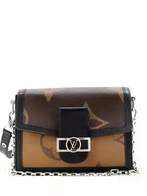 LOUIS VUITTON Dauphine Shoulder Bag Reverse Monogram Giant Mm - Brown