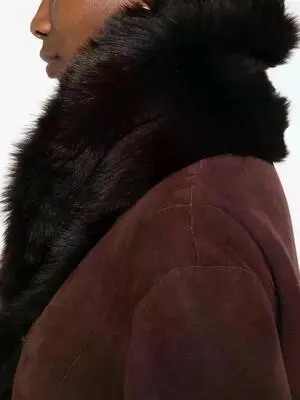 Nour Hammour Kaya Single-breasted Fur Coat