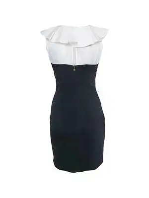 Just Cavalli Ruffle-neck Mini Dress