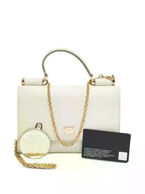 Dolce & Gabbana Miss Sicily Chain Wallet - White