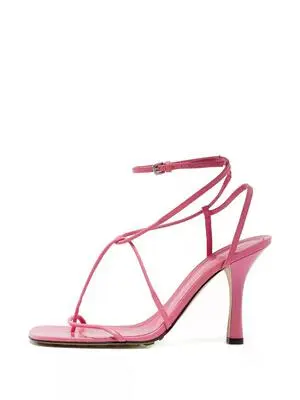 Pink Square Toe Heels