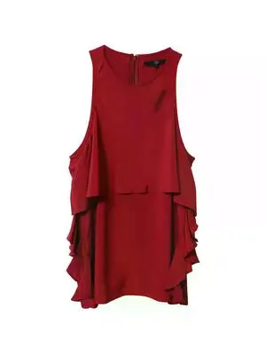 Tibi Sleeveless Draped Blouse
